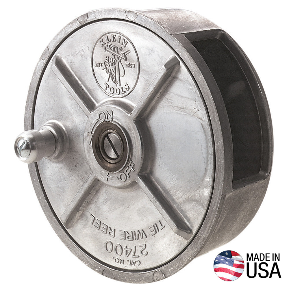 KLEIN 27400 Tie Wire Reel, Lightweight Aluminum — Tool Kingdom