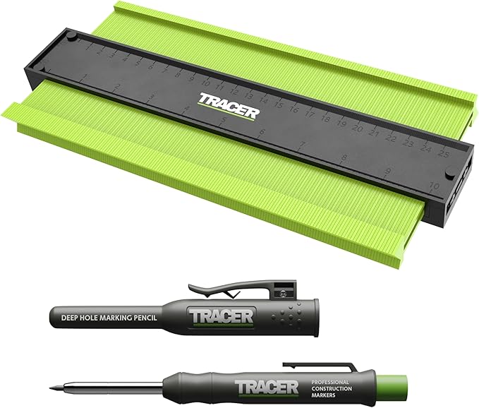 Tracer ACG2 10" Contour Gauge w/ Deep Hole Pencil — Tool Kingdom